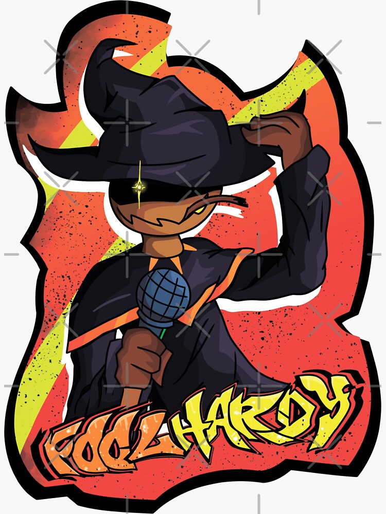"fnf zardy graffiti foolhardy" Sticker for Sale by Ruvolchik | Redbubble