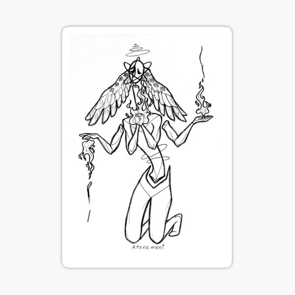 "Atonement" Sticker for Sale by vanilla-phantom | Redbubble