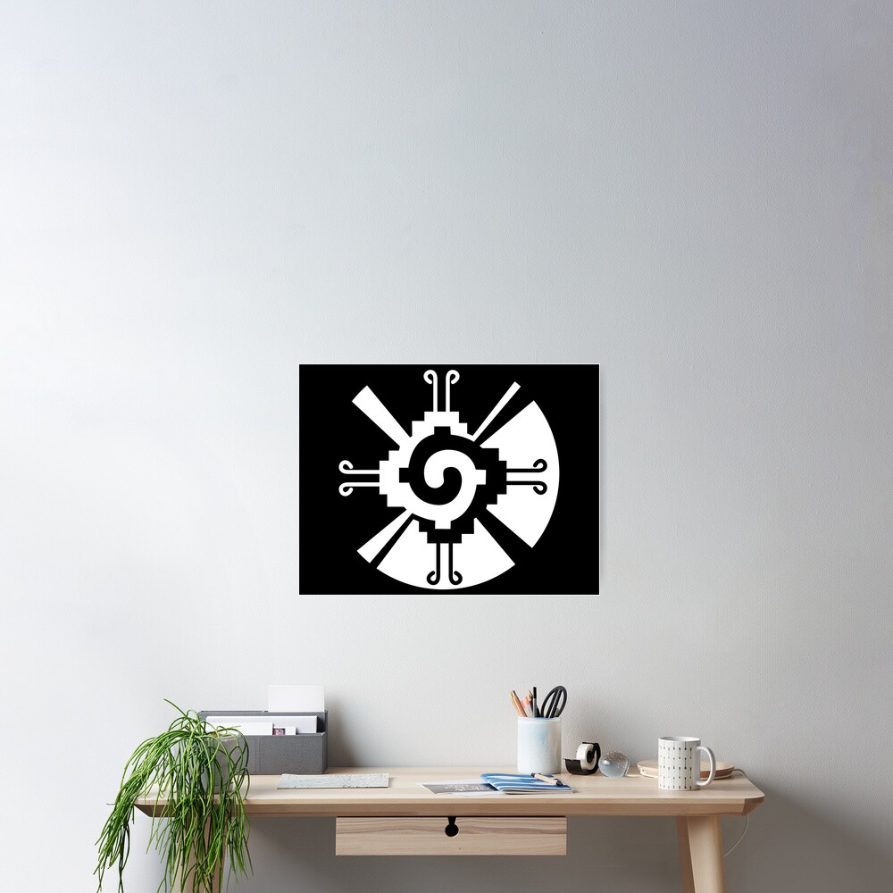 "Hunab Ku Mayan Aztec Sacred Symbol" Poster by signsandsymbols | Redbubble