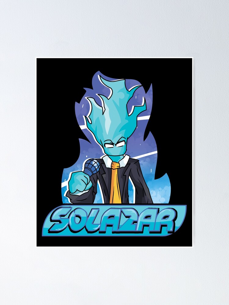 Fnf Solazar Graffiti Poster For Sale By Ruvolchik Redbubble