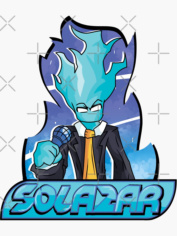 "FNF SOLAZAR GRAFFITI " Sticker for Sale by Ruvolchik | Redbubble