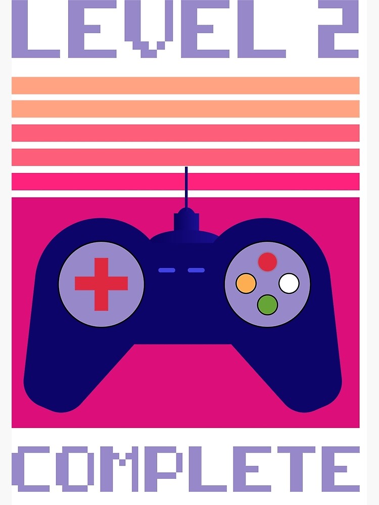 "Vintage Level 2 Complete Shirt – 2nd Wedding Anniversary" Poster by ...