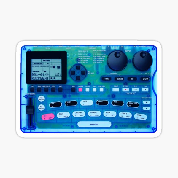 "TRANSLUCENT MIDI PAD - Y2K Aesthetic " Sticker for Sale by TR1PW1R3 ...