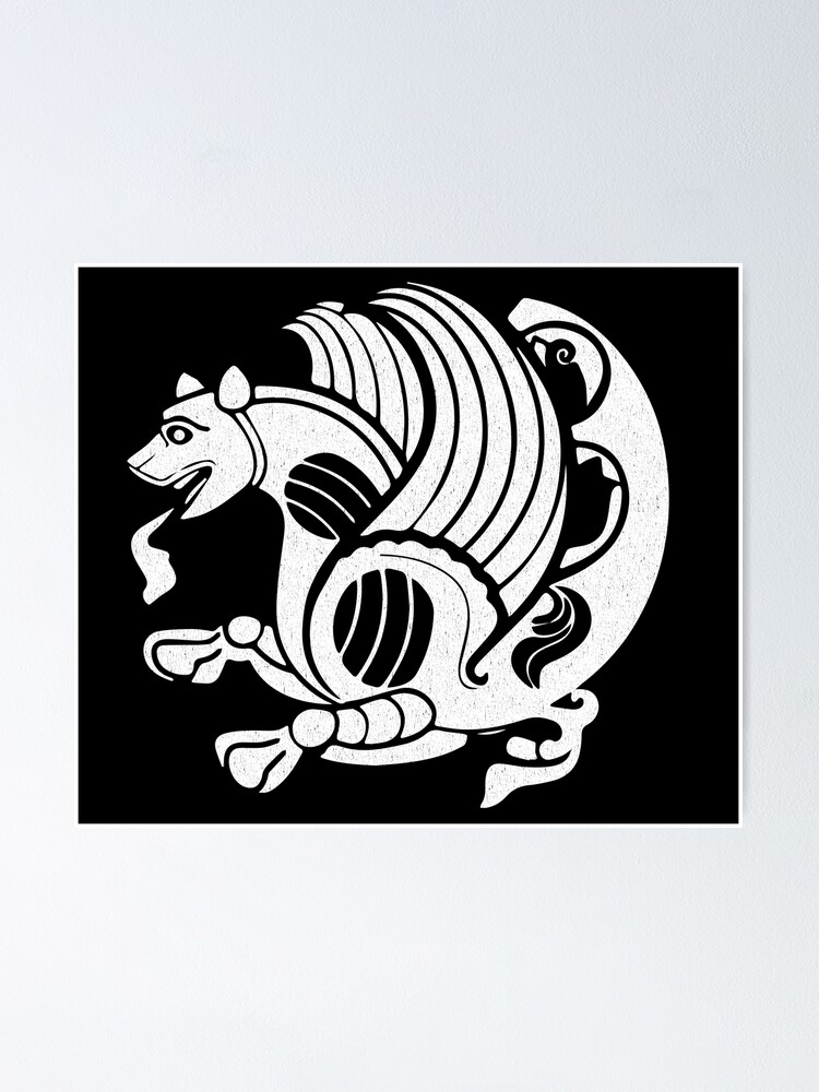 "Simurgh Iranian Persian Mythological Bird Phoenix" Poster by ...