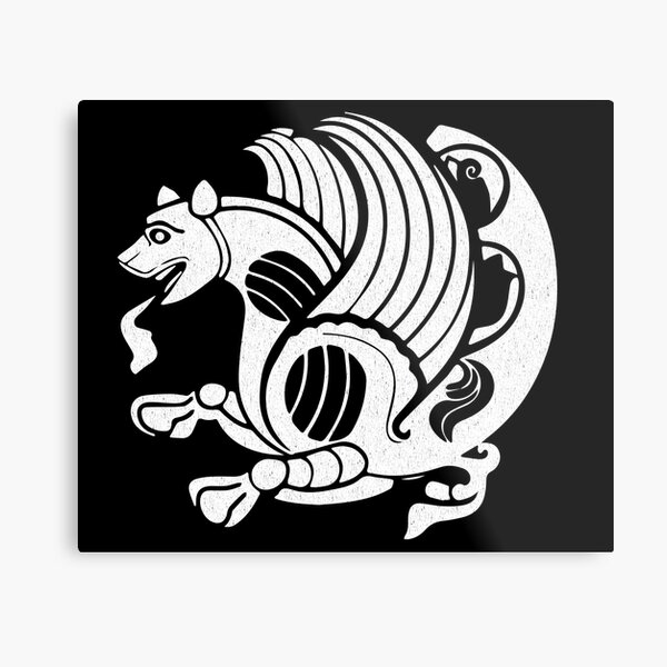 "Simurgh Iranian Persian Mythological Bird Phoenix" Metal Print for ...