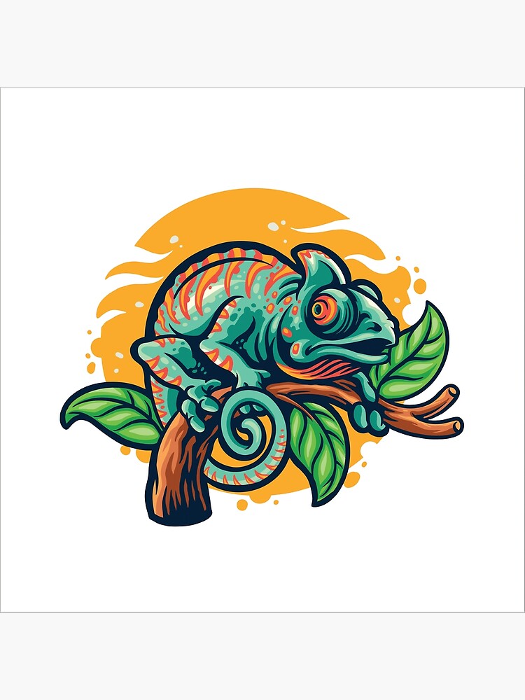 "stoned lizard" Poster for Sale by Waelaffichage | Redbubble