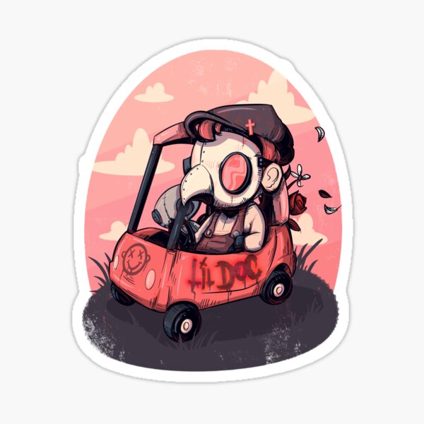 "Lil Doc" Sticker for Sale by LVBART | Redbubble