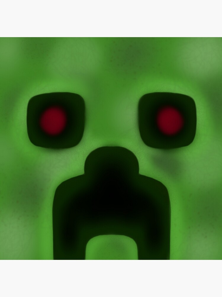 "Minecarft Creeper Face" Sticker for Sale by SovaDesigns | Redbubble