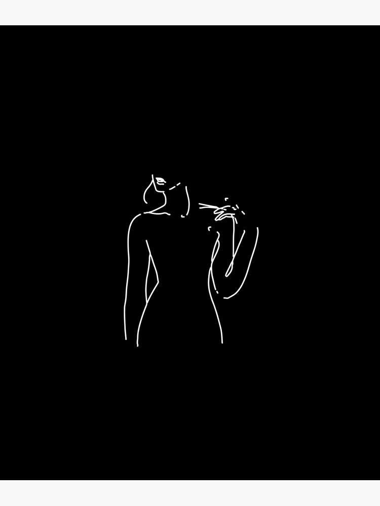 "Female Body Line Art Outline " Poster for Sale by alidesign20 | Redbubble