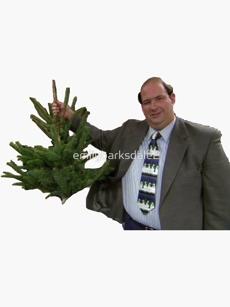 "Kevin and his Christmas tree" Sticker for Sale by emilybarksdale2 ...