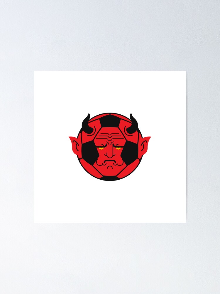 "Halloween Soccer Ball Scary" Poster for Sale by CRAZY-T | Redbubble