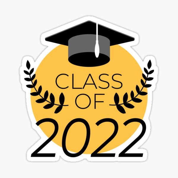 "Class of 2022" Sticker for Sale by Cute-Mockups | Redbubble
