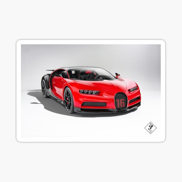"Bugatti Chiron" Sticker for Sale by BK-Fishing | Redbubble