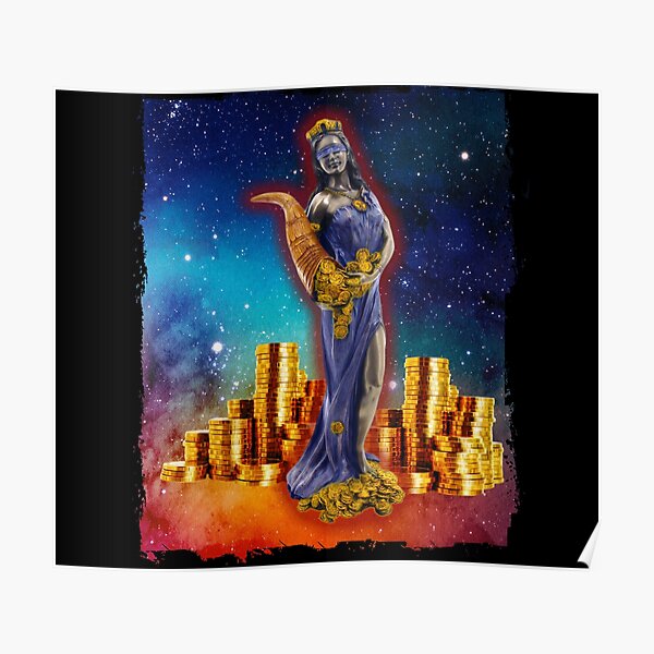 "Lady Luck Goddess Greek Mythology Fortuna" Poster for Sale by ...