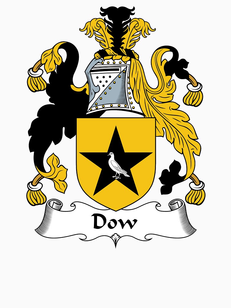 "Dow Coat of Arms / Dow Family Crest" T-shirt for Sale by ...