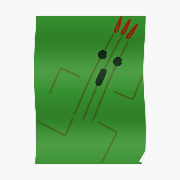 "Super Minimalist Cactuar" Poster for Sale by drglovegood | Redbubble