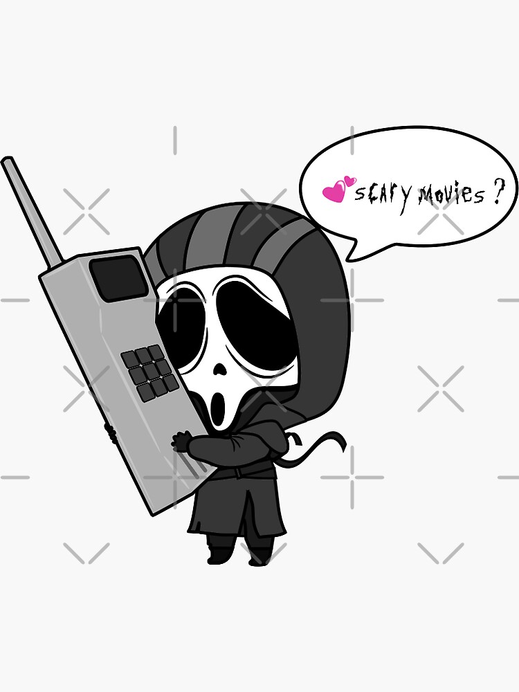 "Chibi Dbd Ghostface" Sticker by Euspod | Redbubble