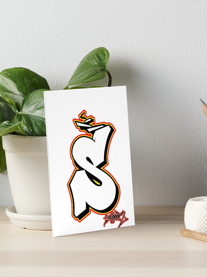 " LETTER S BY ESONE URBAN GRAFFITI STREET STYLE " Art Board Print for ...