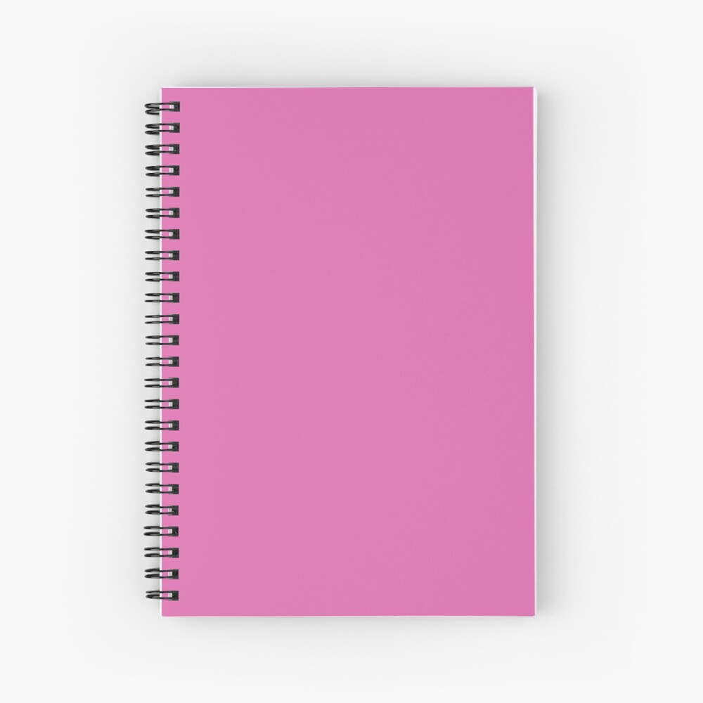 Cuaderno de espiral «Coordenadas de colores sólidos de color rosa ...