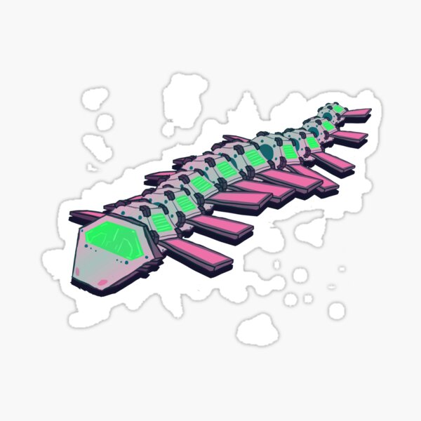 "Space Centipede" Sticker by billiemilou | Redbubble