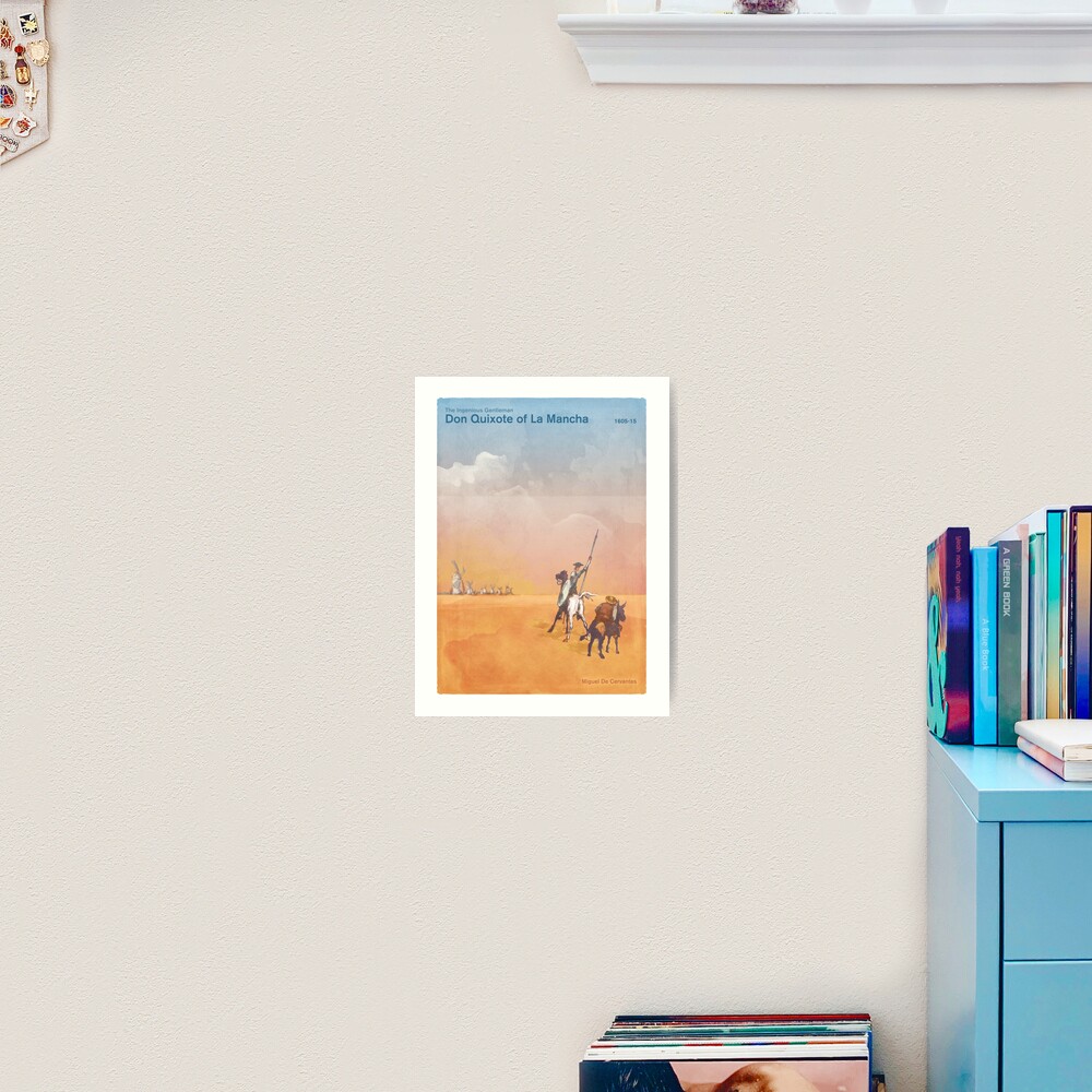 "Don Quixote - Miguel de Cervantes" Art Print by RedHillPrints | Redbubble