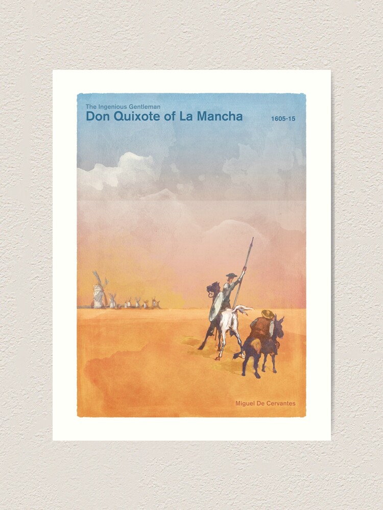 "Don Quixote - Miguel de Cervantes" Art Print by RedHillPrints | Redbubble