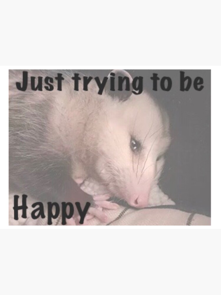 "Sad Possum " Sticker by Justalex247 | Redbubble