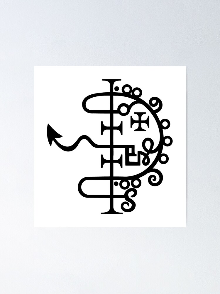 "Asmoday sigil. Demonology. Demons seal. Asmodeus" Poster by ...