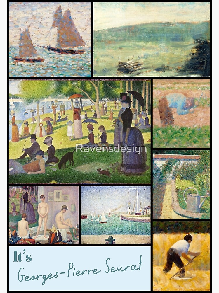 "It’s Georges Seurat Collection - Art" Poster for Sale by Ravensdesign ...
