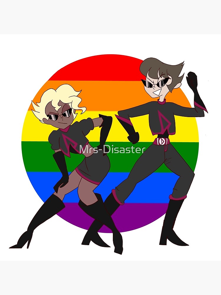 Poster « Pride Agent One and Two Helluva Boss », par Mrs-Disaster ...