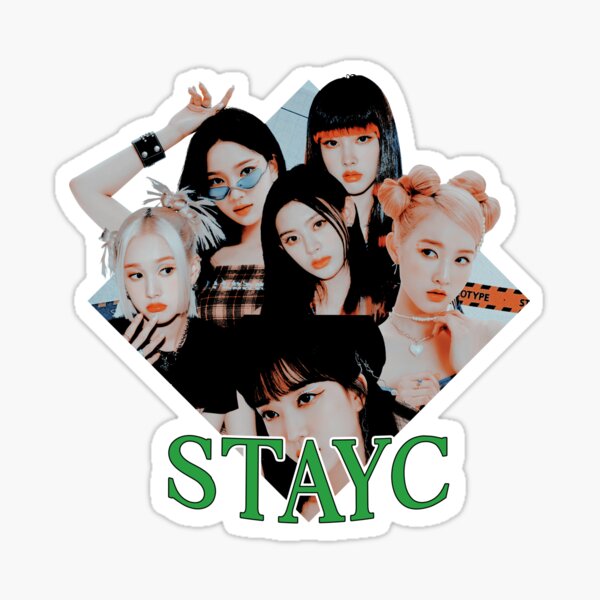 "STAYC STEREOTYPE" Sticker for Sale by abbywren | Redbubble