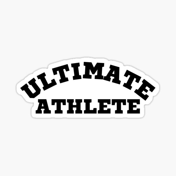 "Ultimate Athlete - Ultimate Frisbee" Sticker for Sale by BayAndStable ...