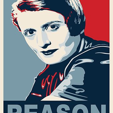 "Ayn Rand" Sticker for Sale by rightposters | Redbubble
