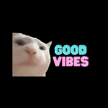 "Vibing Cat, Good Vibes" Postcard for Sale by Oceanarium | Redbubble
