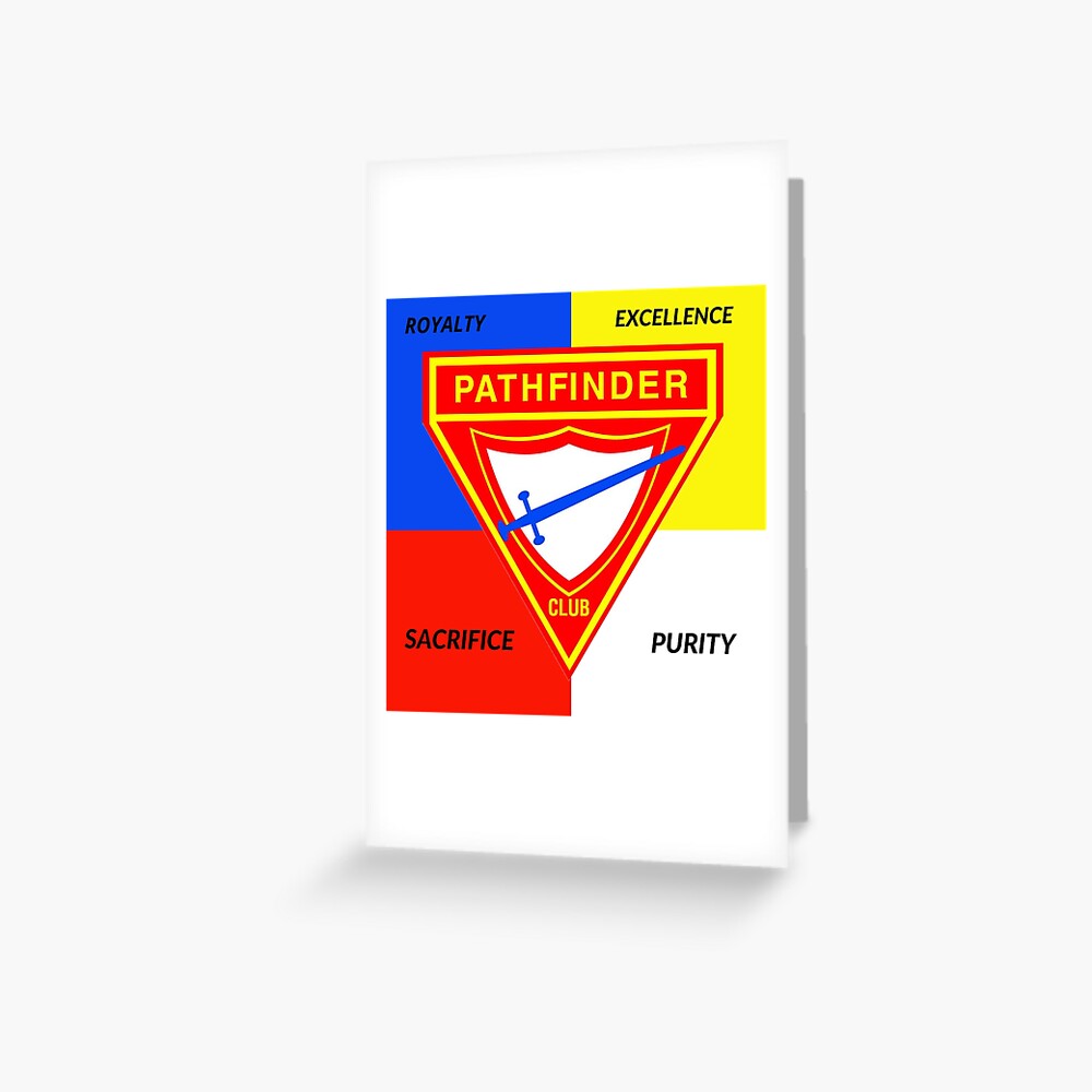 "Pathfinder Logo Poster Seventh Day Adventist" Greeting Card by Kei ...