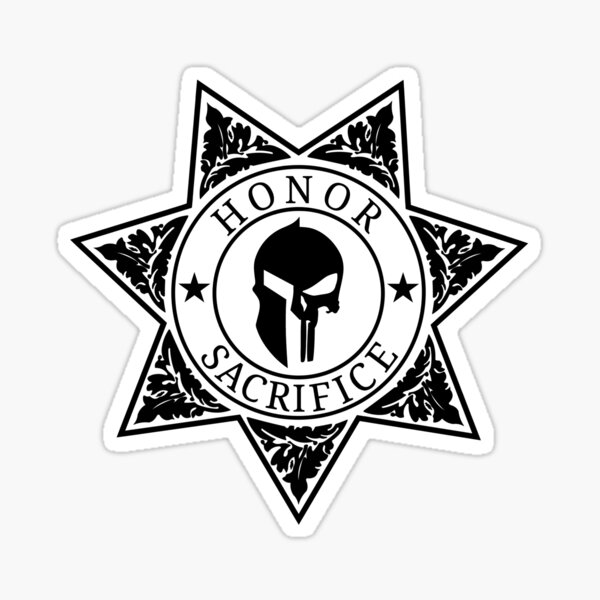 "Honor & Sacrifice Badge" Sticker for Sale by FreedomNation | Redbubble
