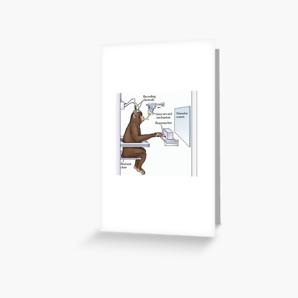 "Monkey Stimulus Juice Reward Meme" Greeting Card by LtFrenchFries ...