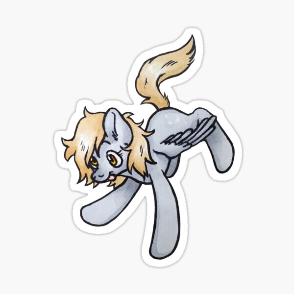 "Derpy" Sticker for Sale by Reese Serrette | Redbubble