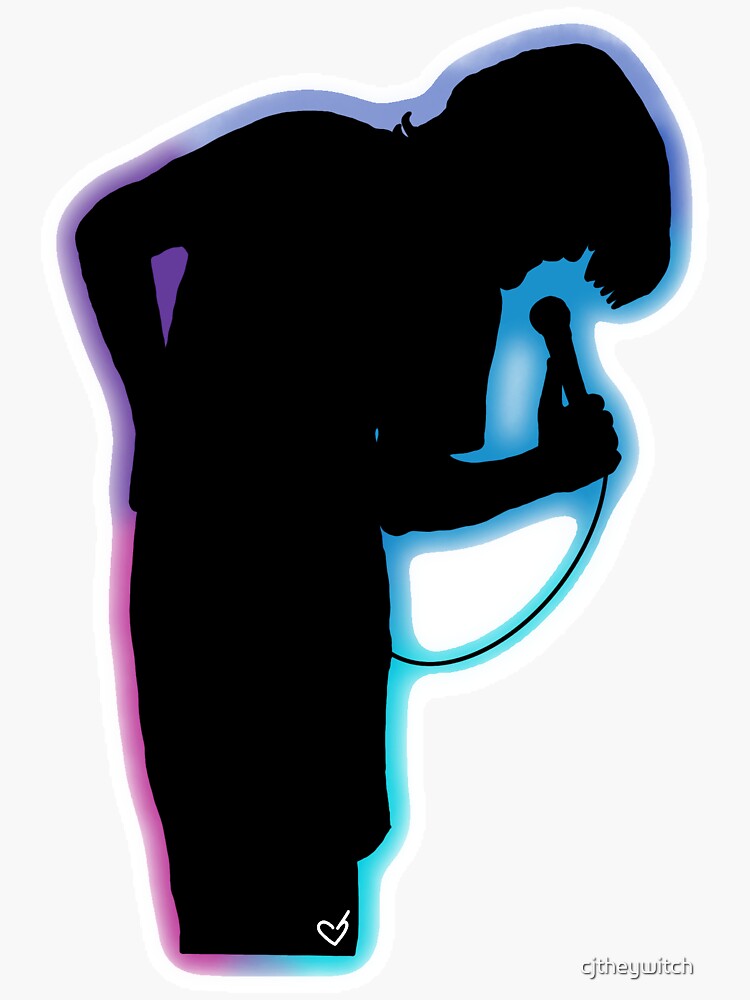"Bo Burnham Silhouette" Sticker for Sale by cjtheywitch | Redbubble