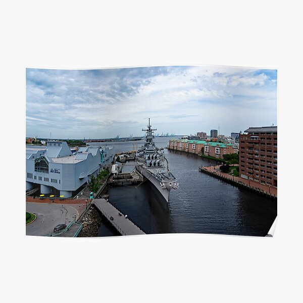 "Battleship USS Wisconsin "Wisky"" Poster by ShorelineImages | Redbubble