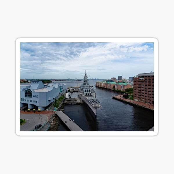"Battleship USS Wisconsin "Wisky"" Sticker for Sale by ShorelineImages ...
