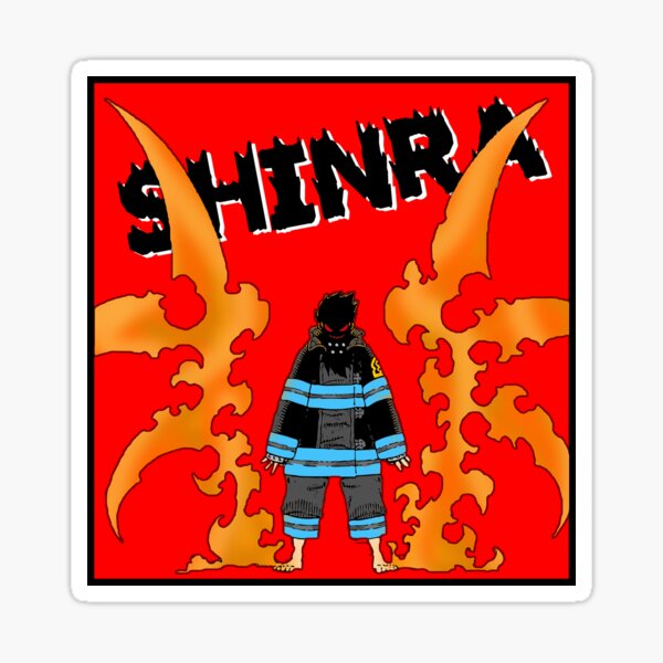 "Shinra Kusakabe Devil || Fire Force Merch" Sticker for Sale by ...