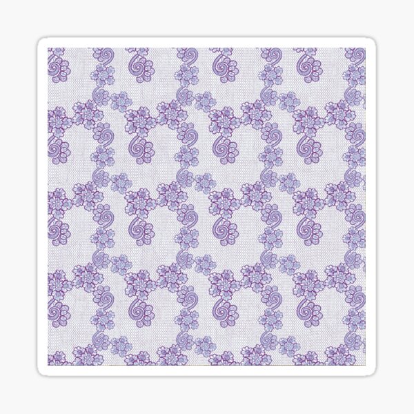 "Purple lace" Sticker for Sale by philos34 | Redbubble