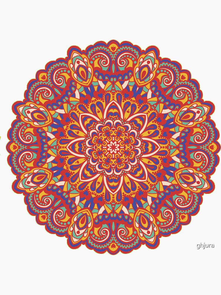 "Mandala" Sticker by ghjura | Redbubble