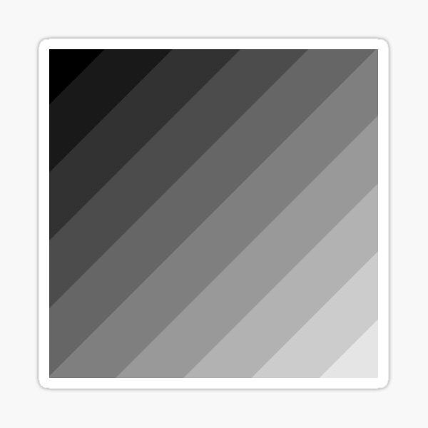 "Fade to Dark to Light diagonal" Sticker by Designs24U | Redbubble
