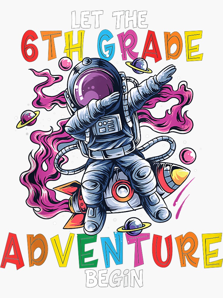 "Let The 6th grade Adventure Begin Back to School Teacher fun Tank Top ...