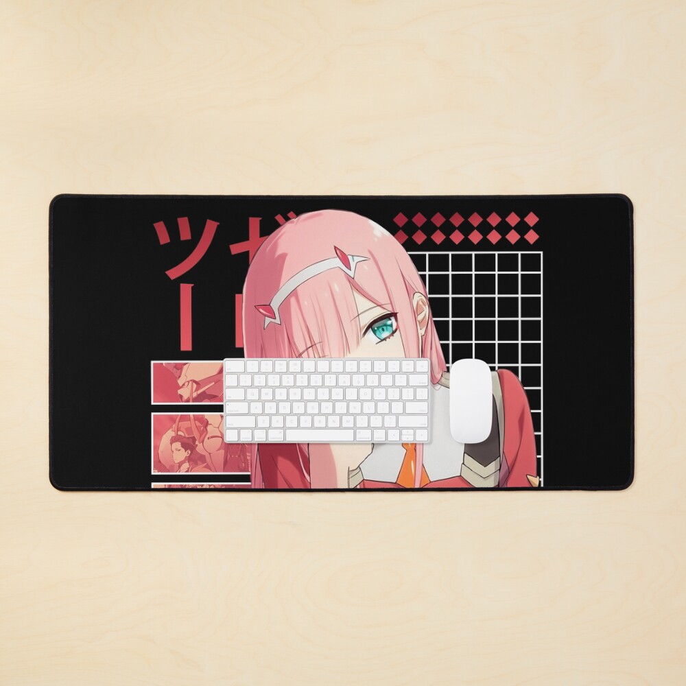 "Zero Two 002 | Darling in the Franxx" Mouse Pad for Sale by Waifu-Dope ...