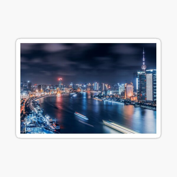 "Best of Asia 6: Shanghai Bund" Sticker for Sale by danielwei15 | Redbubble