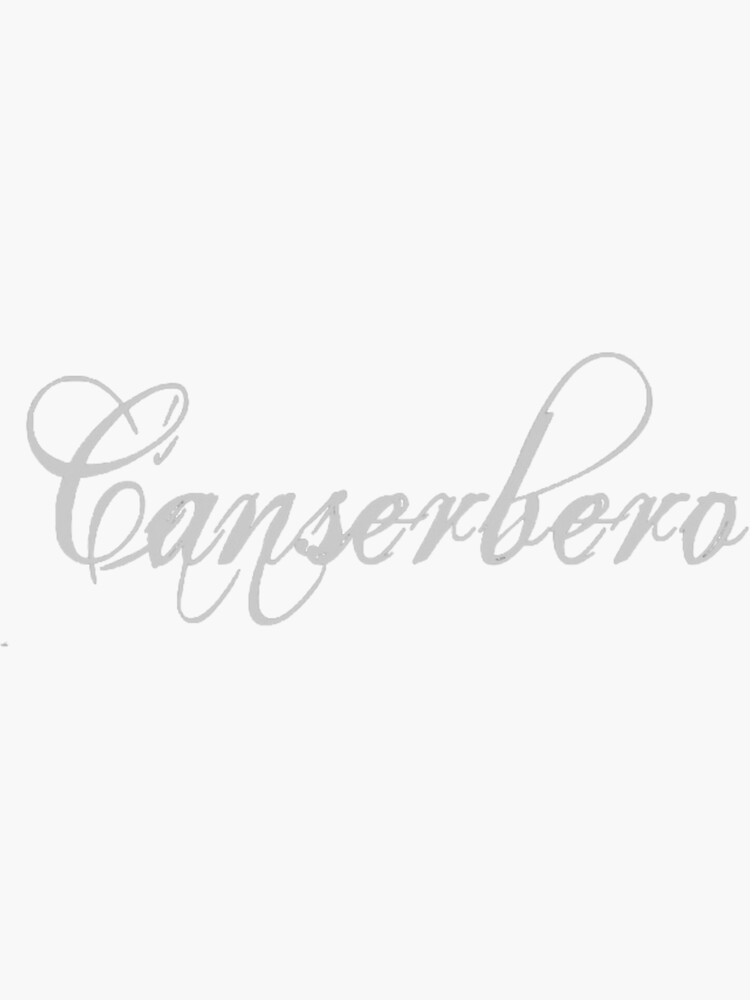 "Canserbero" Sticker for Sale by Oscarrios463 | Redbubble