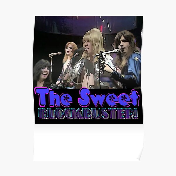 "The Sweet Blockbuster - black background Classic" Poster by ...